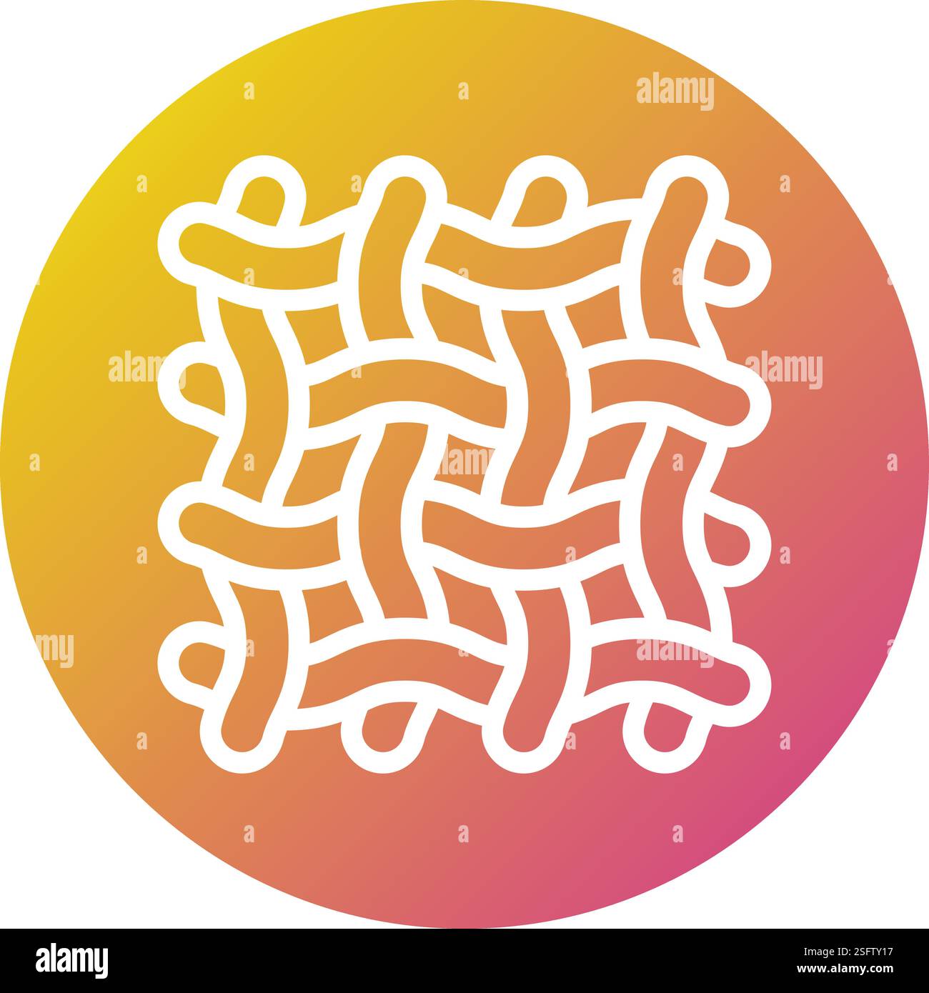 Wool textile line icon Cut Out Stock Images & Pictures - Alamy