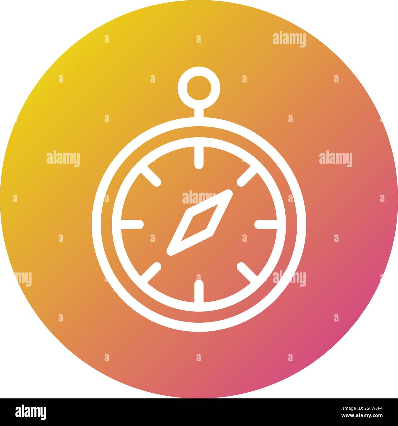 Chronometer isolated icon design Cut Out Stock Images & Pictures - Alamy