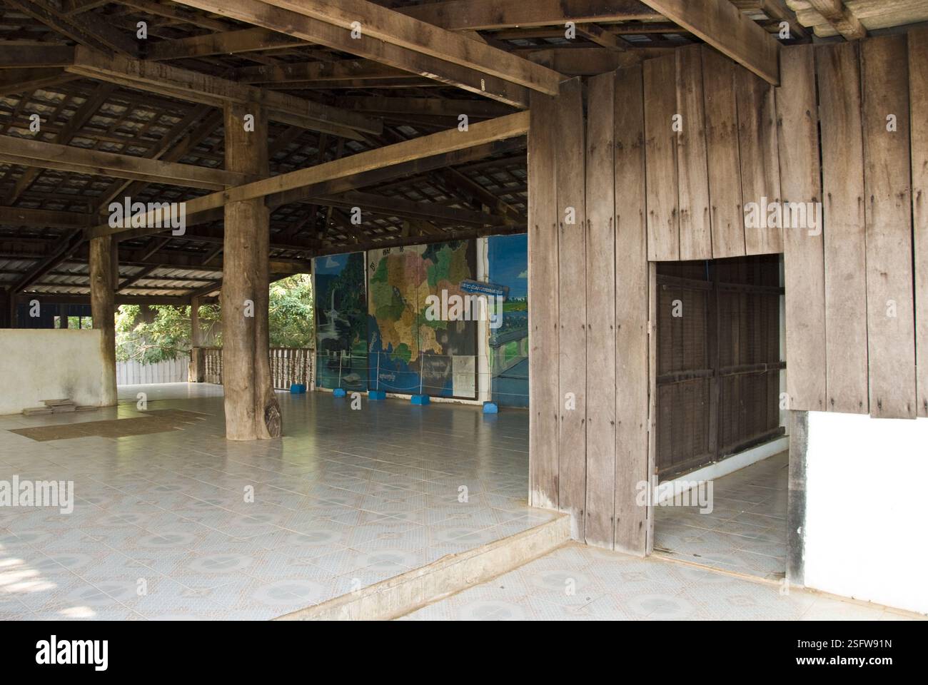 Home of Ta Mok, a senior leader of the Khmer Rouge, known as "Brother ...