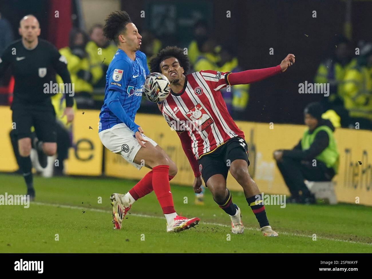 Sheffield, UK. 8th Feb, 2025. Sam McCallum of Sheffield United during ...