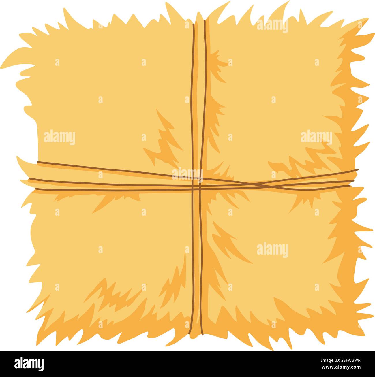 Pile dry grass on Stock Vector Images - Alamy
