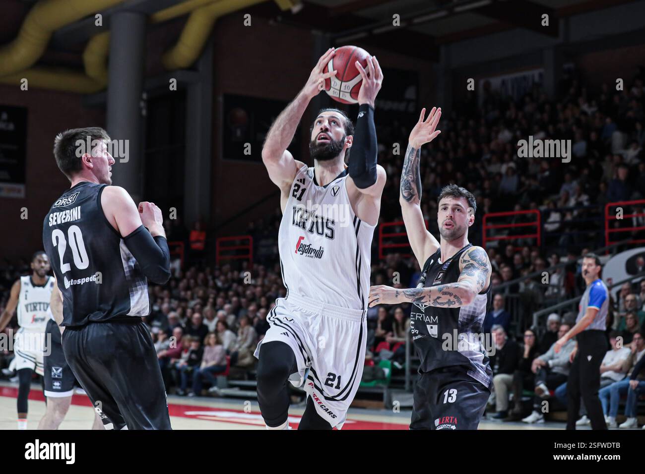 #21 Shengelia Tomike (Virtus Segafredo Bologna) during Bertram Derthona Tortona vs Virtus ...