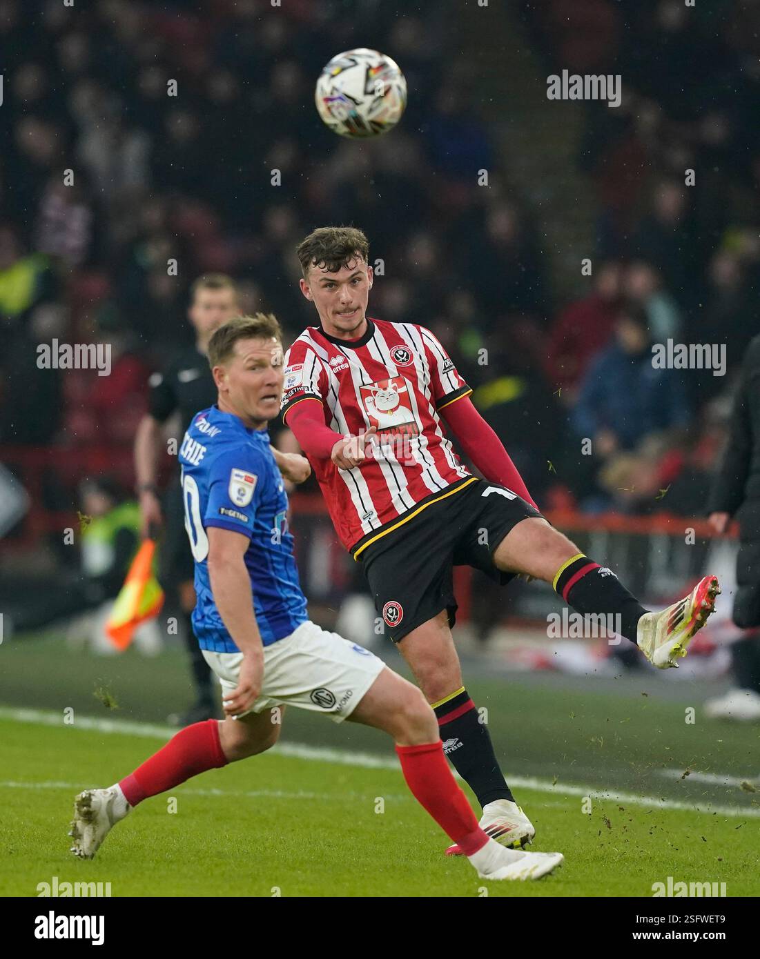 Sheffield, UK. 8th Feb, 2025. Harrison Burrows of Sheffield United ...