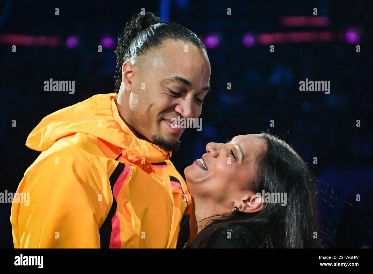 Paris, France. 09th Feb, 2025. French athlete Pascal Martinot Lagarde ...