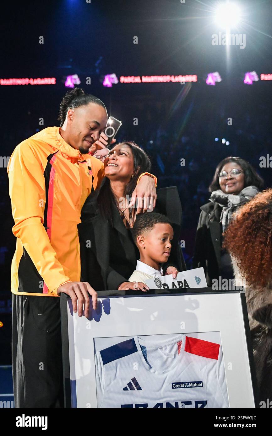 Paris, France. 09th Feb, 2025. French athlete Pascal Martinot Lagarde ...