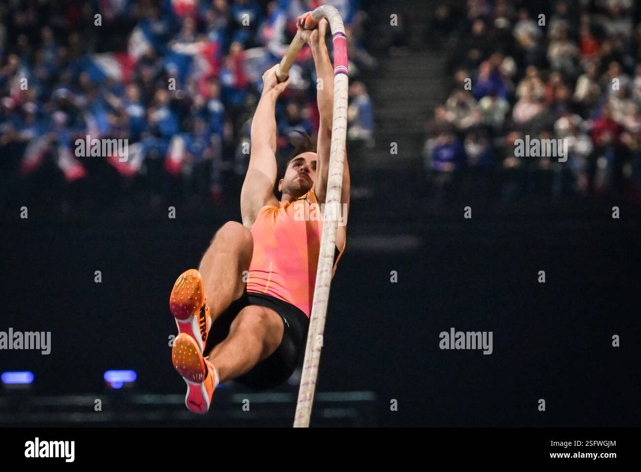 Paris, France. 09th Feb, 2025. France's COLLET Mathieu competes during ...