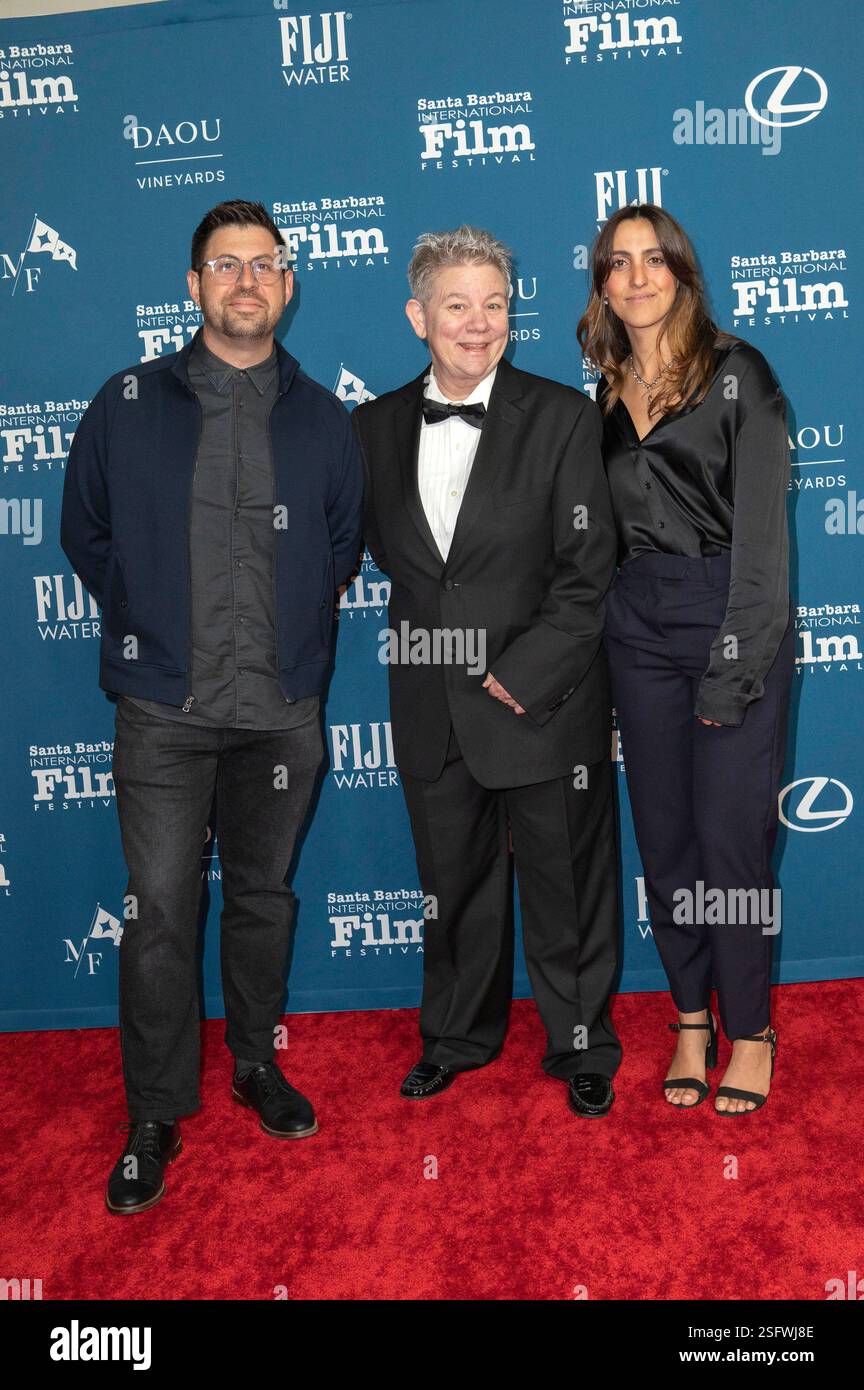 Nicholas Weissman, Debra Madsen und Soraya Simi bei der Verleihung des ...