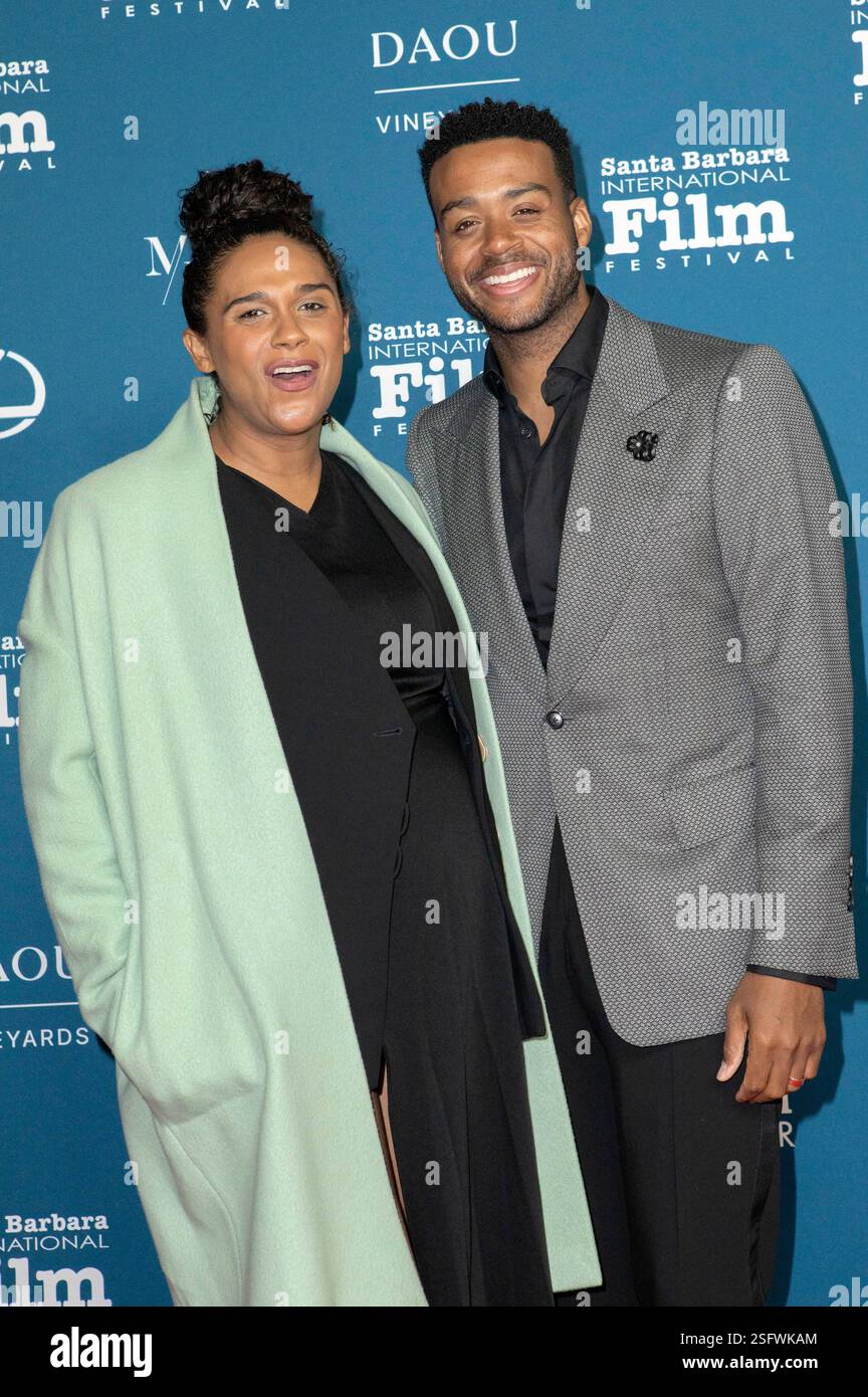 Briana Nicole Henry und Kris Bowers bei der Verleihung des Variety Artisans Award auf dem 40th ...