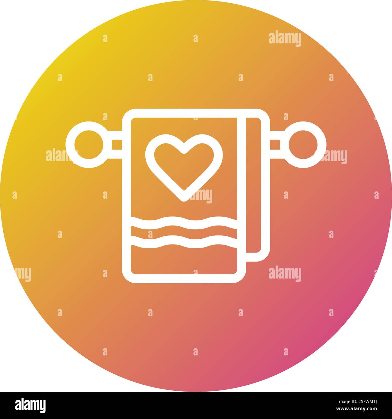 Bath towel vector icon hi-res stock photography and images - Alamy