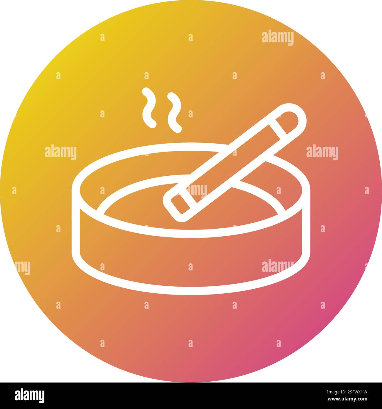 Ashtray Vector Icon Design Illustration Stock Vector Image & Art - Alamy