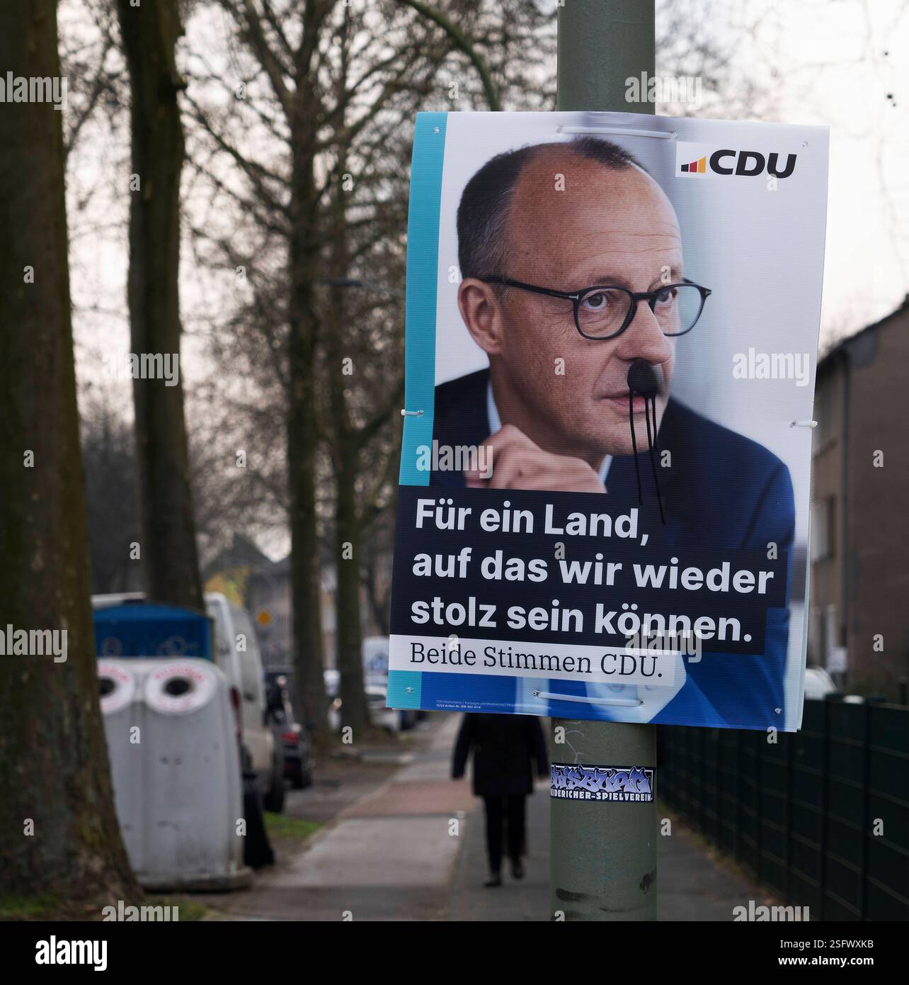 Bundestagswahl 2025 Wahlplakate in Duisburg Wahlplakate des CDU ...