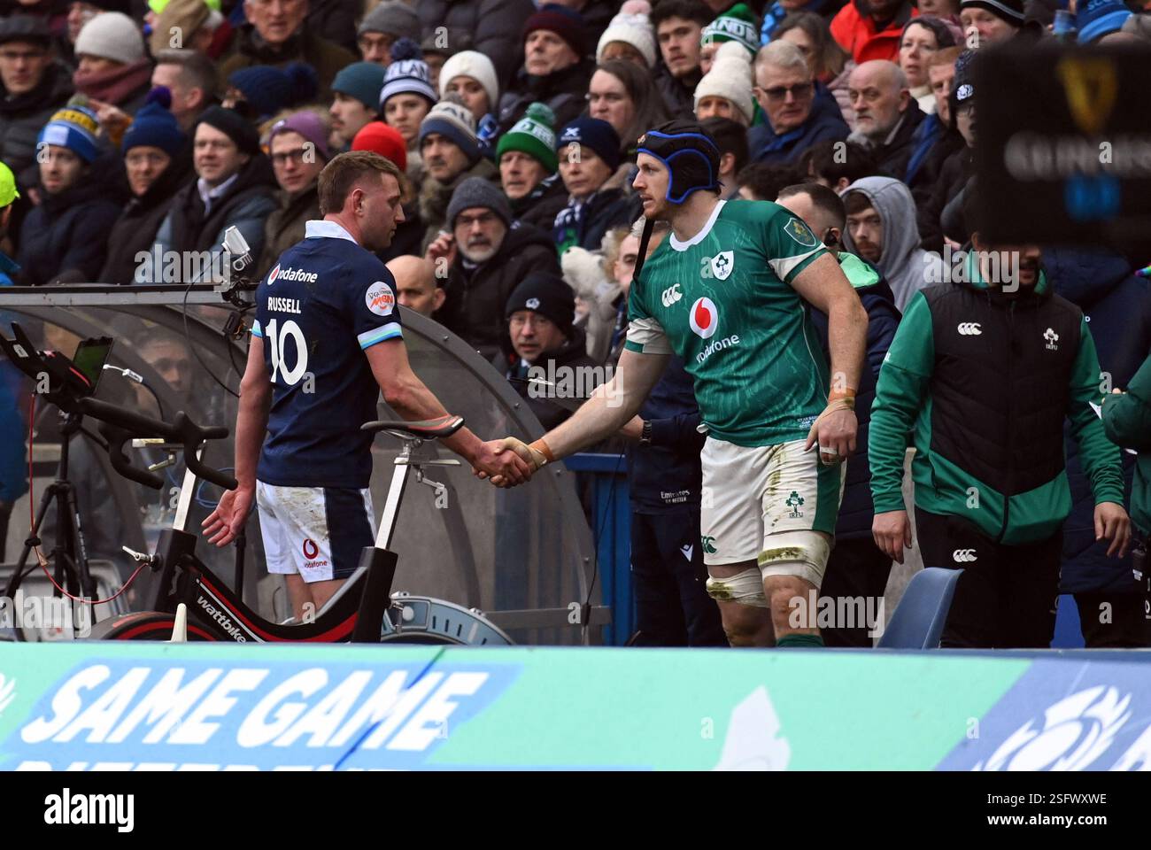 Scottish Gas Murrayfield .Edinburgh.Scotland, UK. 9th Feb, 2025 ...