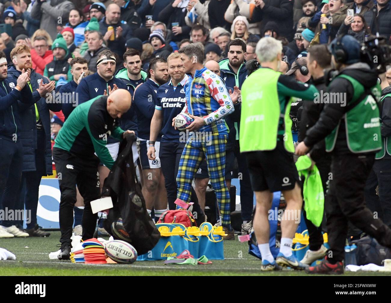 Scottish Gas Murrayfield .Edinburgh.Scotland, UK. 9th Feb, 2025 ...