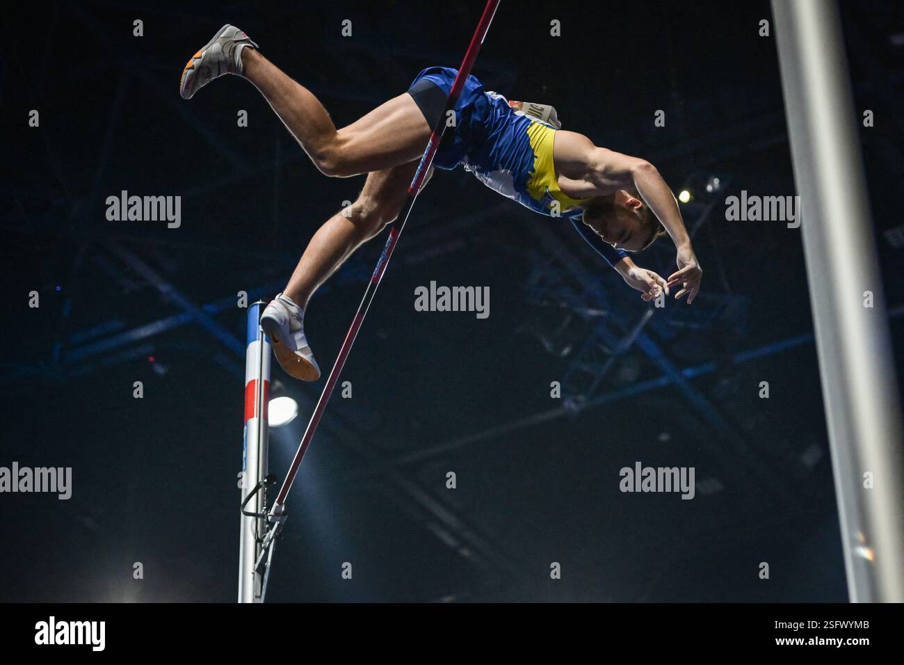 Paris, France. 09th Feb, 2025. France's EMIG Robin competes during the ...