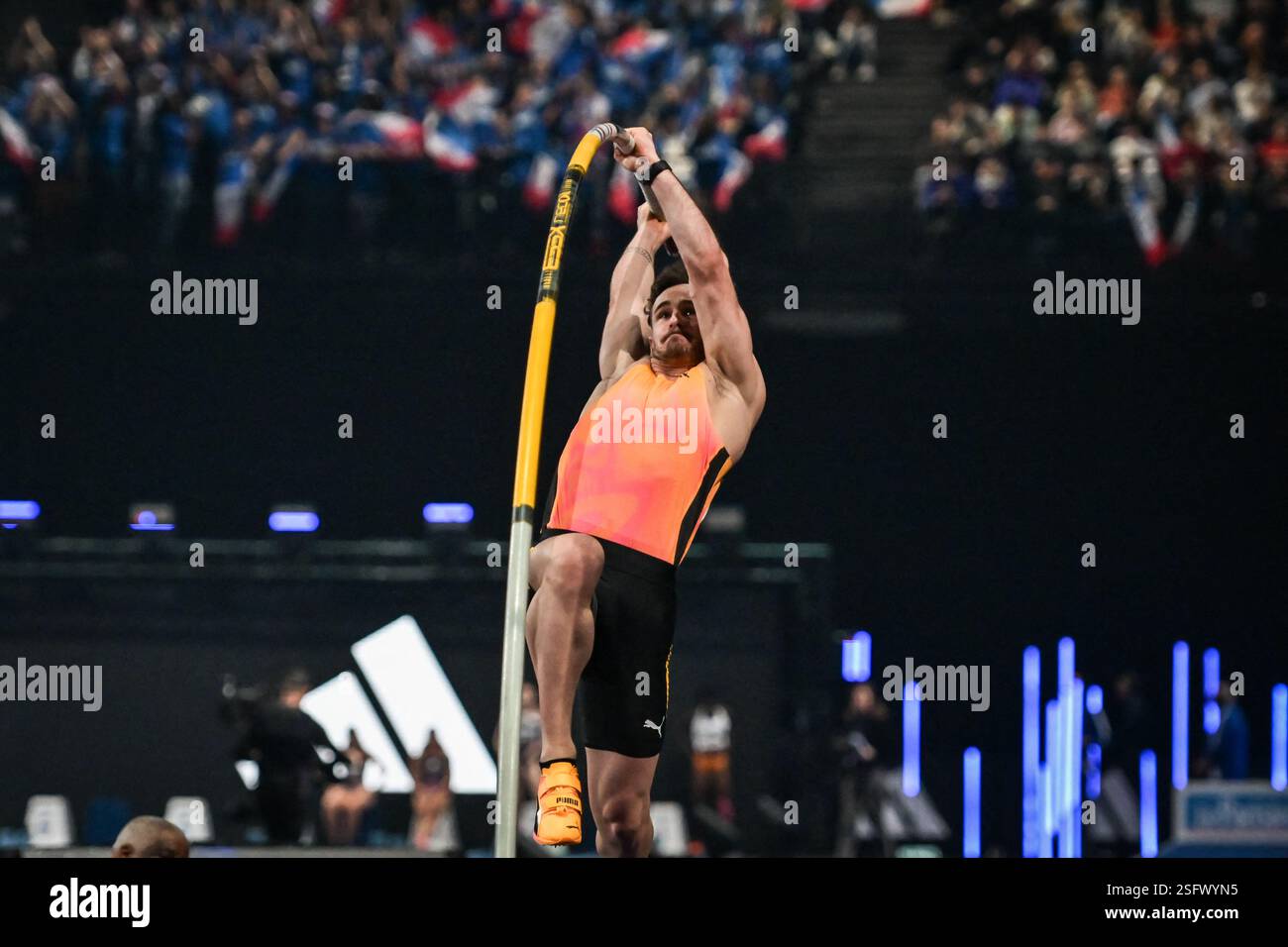 Paris, France. 09th Feb, 2025. France's COLLET Mathieu competes during ...