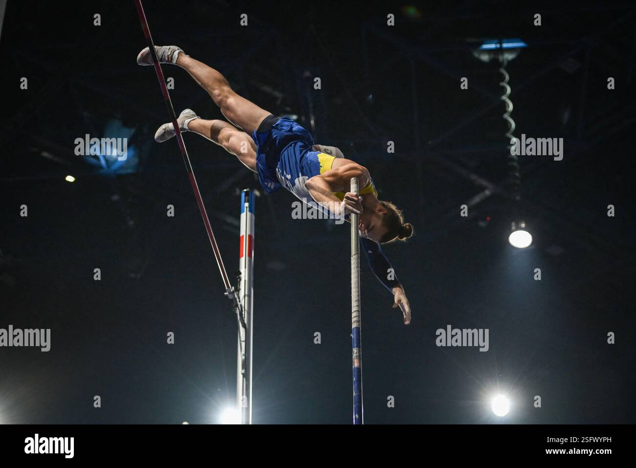 Paris, France. 09th Feb, 2025. France's EMIG Robin competes during the ...