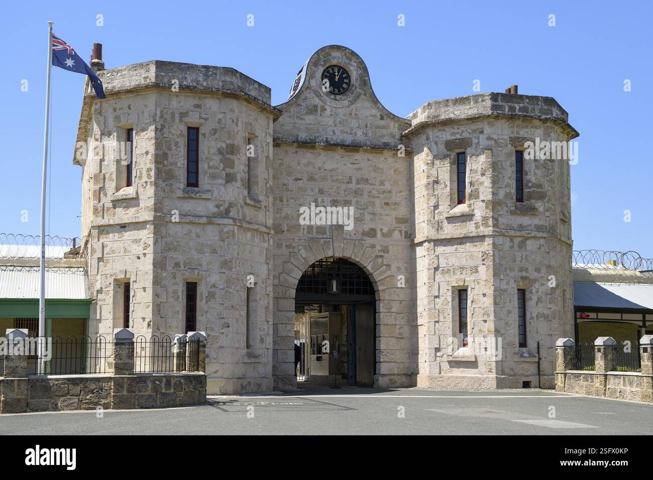 Main gate of Fremantle Prison from 1850, prison, Unesco World Heritage ...