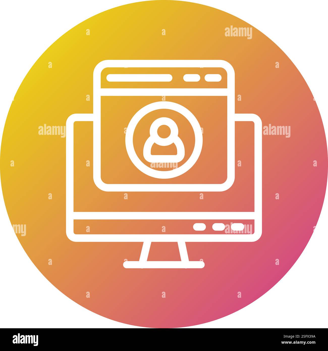 Custom user icons hi-res stock photography and images - Alamy