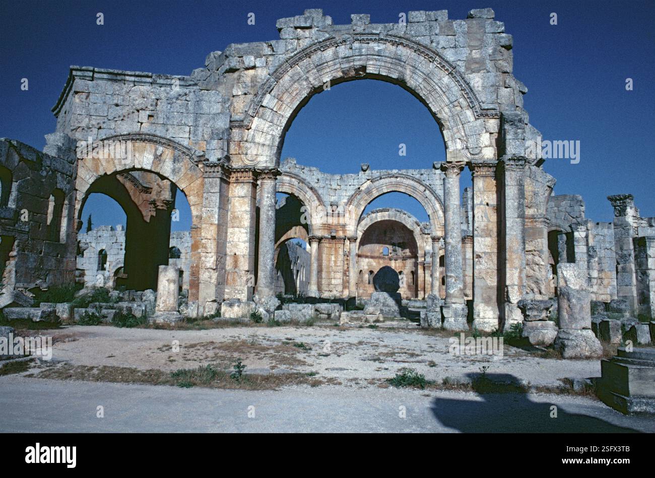 Eastern Basilica, Monastery of St Simeon Stylites, QalÊ¿at SimÊ¿an ...