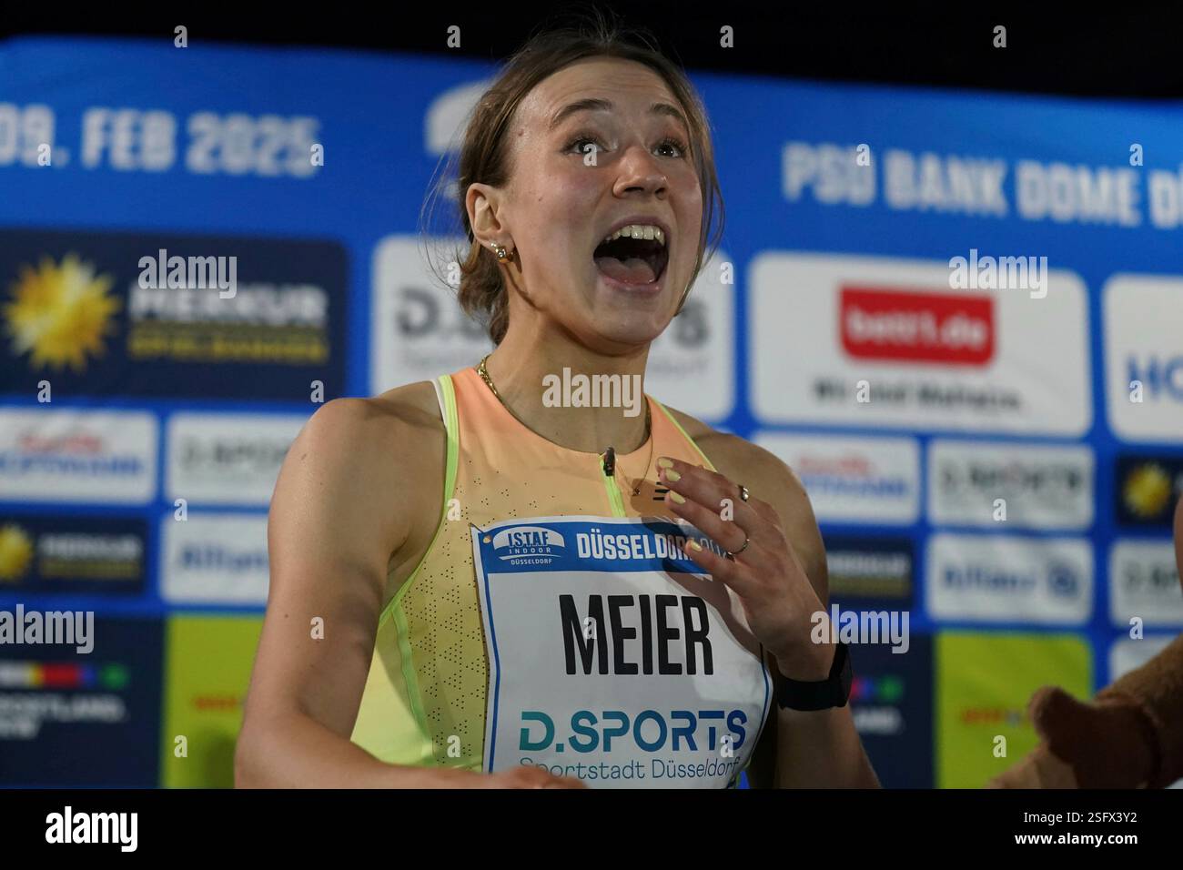 09.02.2025, Leichtathletik, ISTAF indoof Düsseldorf 2025, Indoormeeting ...