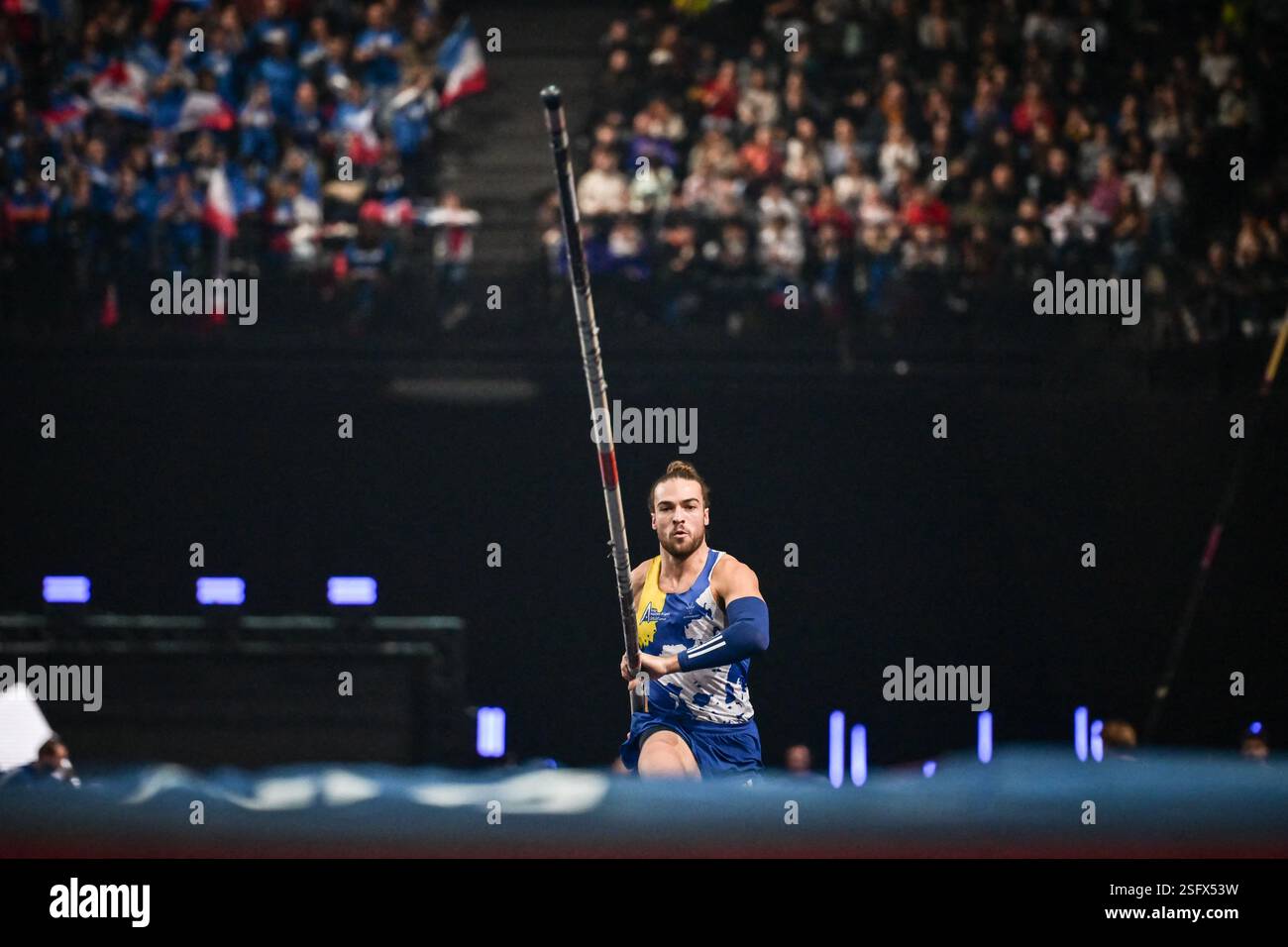 Paris, France. 09th Feb, 2025. France's EMIG Robin competes during the ...