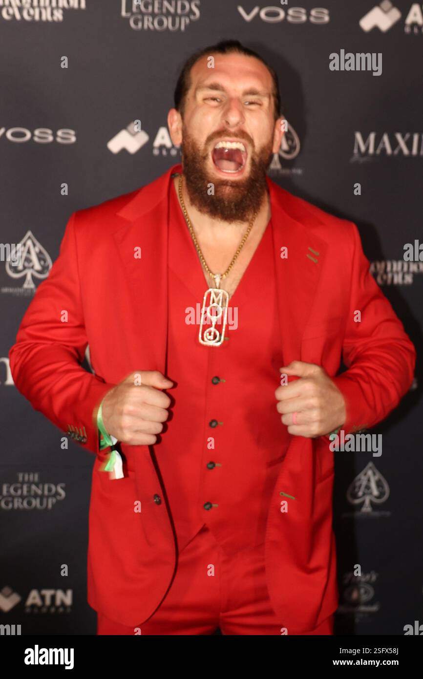 New Orleans, United States. 08th Feb, 2025. Pro Wrestler Mojo attend ...