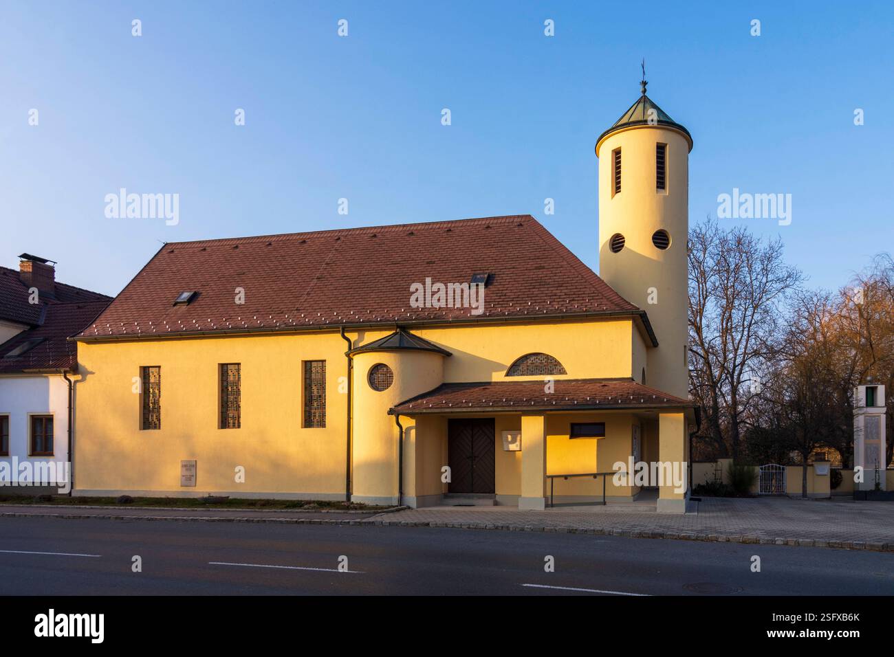church Bad Erlach Bad Erlach Wiener Alpen, Alps Niederösterreich, Lower ...