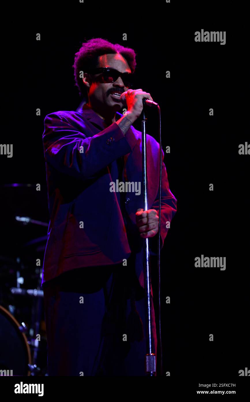 Miramar, USA. 08th Feb, 2025. MIRAMAR, FLORIDA - FEBRUARY 08: Singer ...