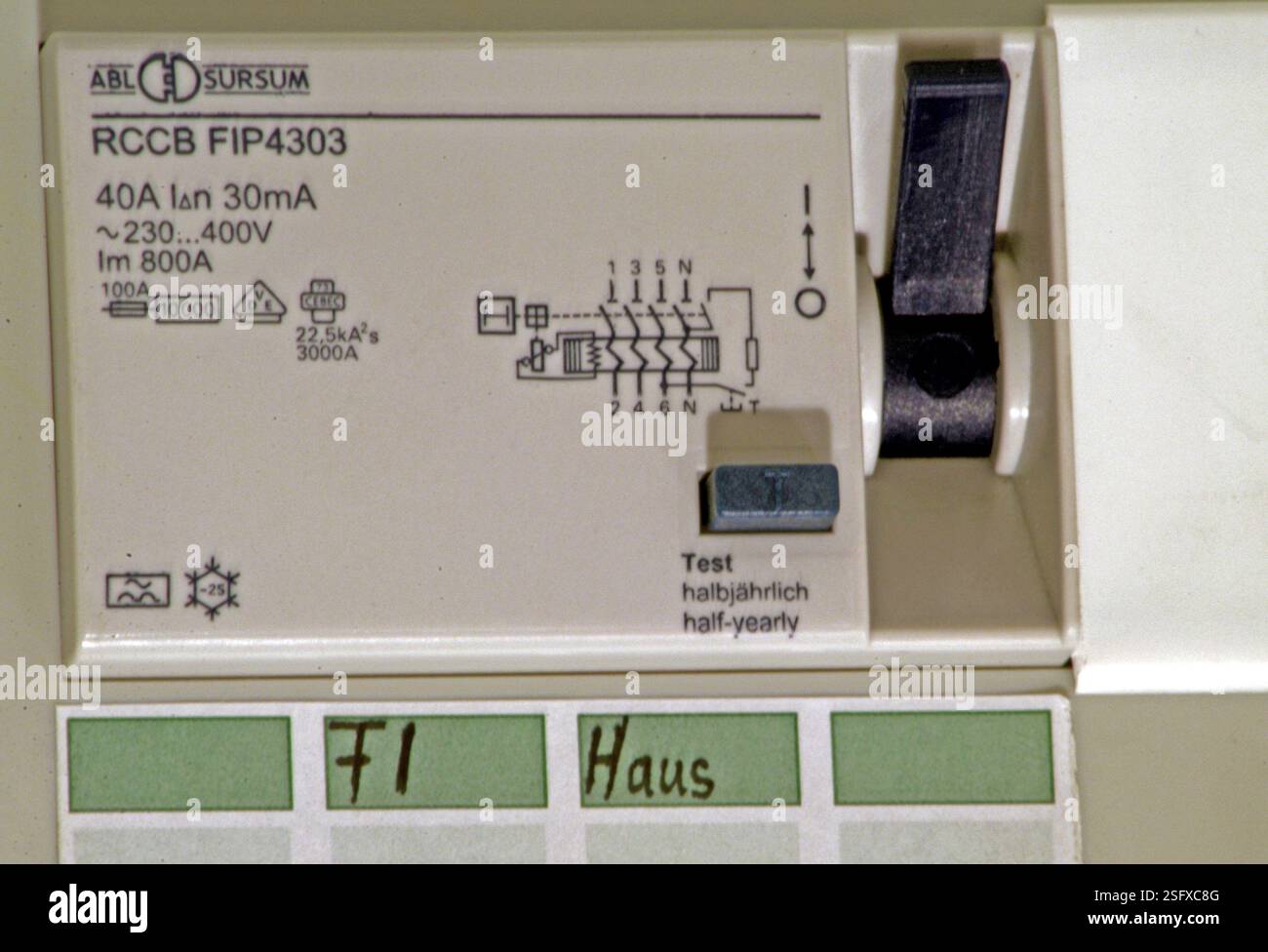 RCD in residential building Stock Photo - Alamy