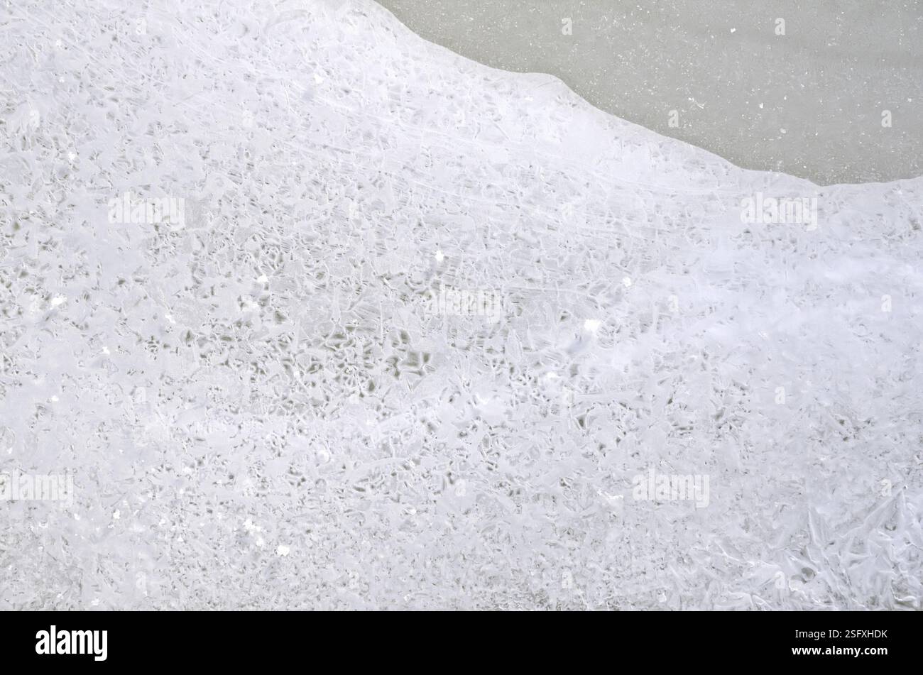 Texture different ice from river water Stock Photo - Alamy
