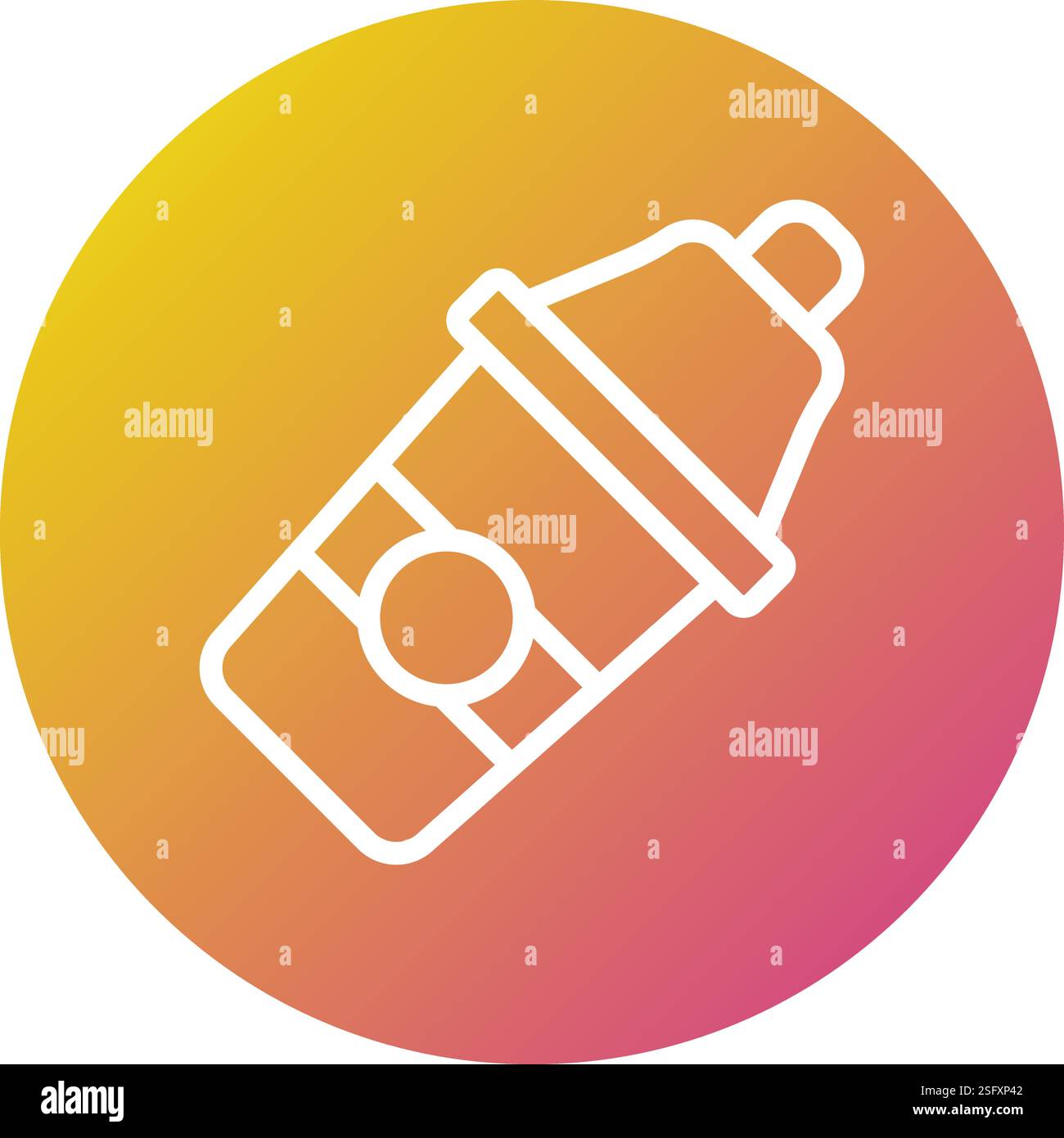 Cocktail Shaker Vector Icon Design Illustration Stock Vector Image ...