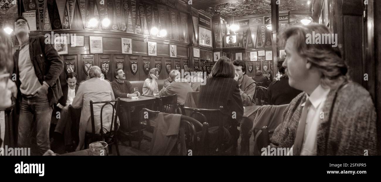 An American expat photographer Murray Lemley (right) with patrons and ...