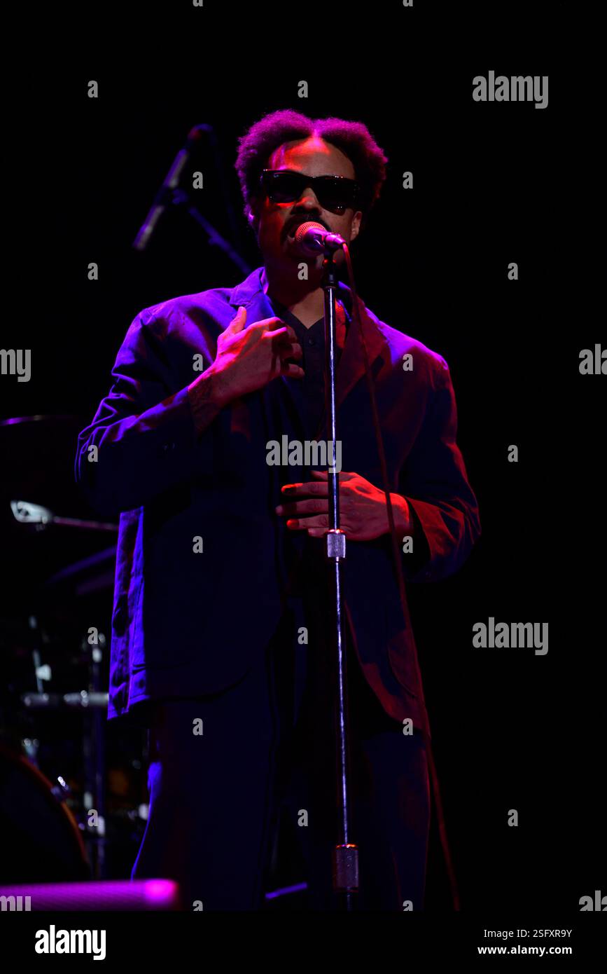 Miramar, USA. 08th Feb, 2025. MIRAMAR, FLORIDA - FEBRUARY 08: Singer ...