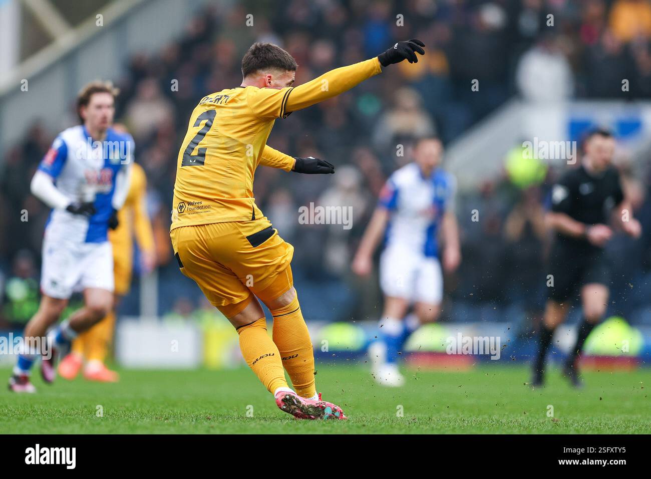 #2, Matt Doherty of Wolves in action during the Emirates FA Cup Fourth ...