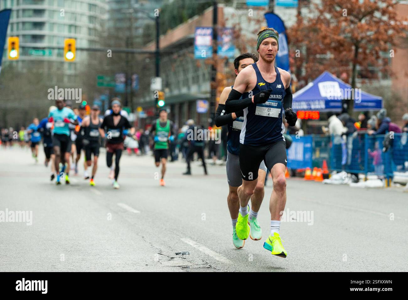 Vancouver, Canada - 9 Feb, 2025. Chris Taylor racing during the 2025 ...