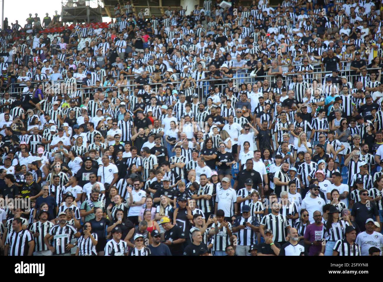 Cariacica, Brazil. 09th Feb, 2025. Botafogo x Madureira play in a match ...