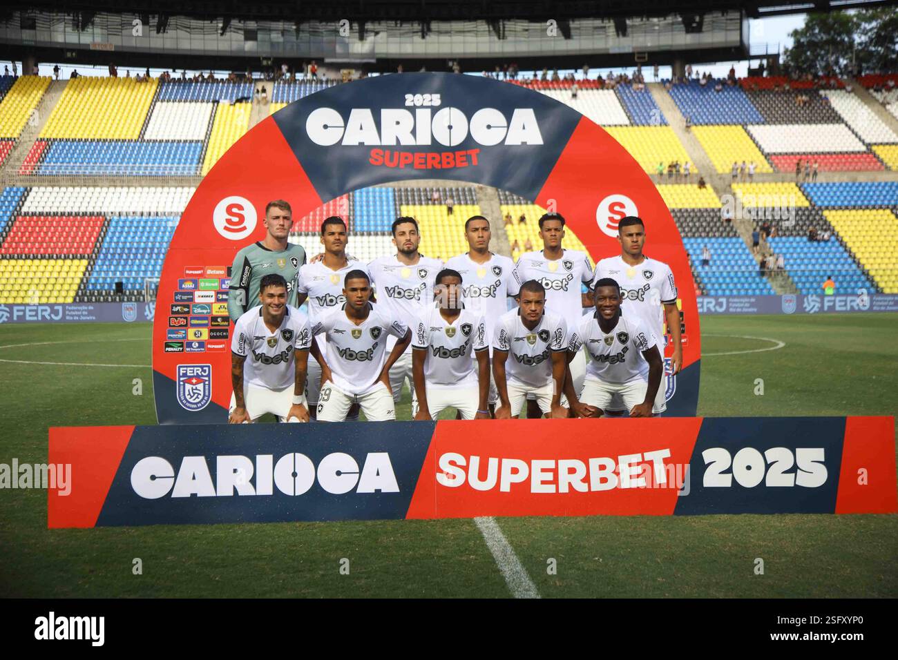 Cariacica, Brazil. 09th Feb, 2025. Botafogo x Madureira play in a match ...