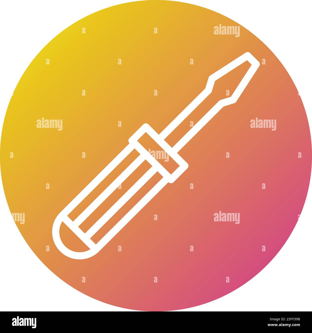 Screwdriver Vector Icon Design Illustration Stock Vector Image & Art ...