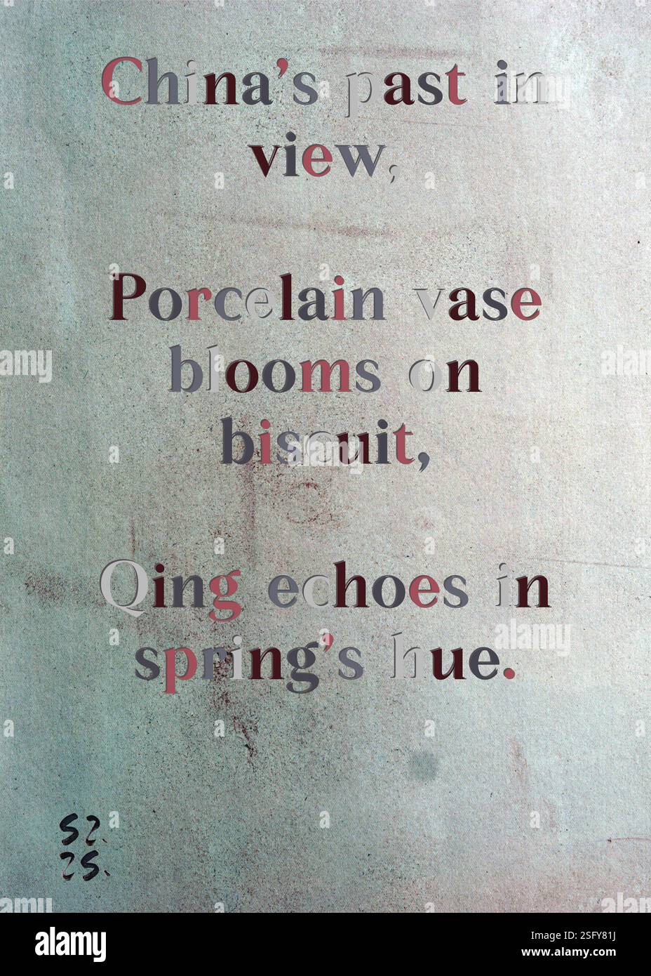 China's past in view, Porcelain vase blooms on biscuit, Qing echoes in ...