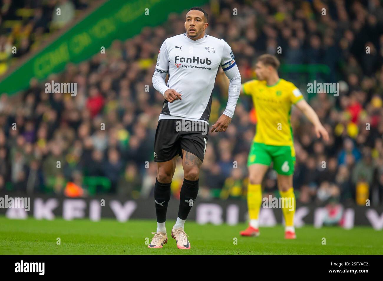 Nathaniel Mendez-Laing of Derby County during the Sky Bet Championship ...