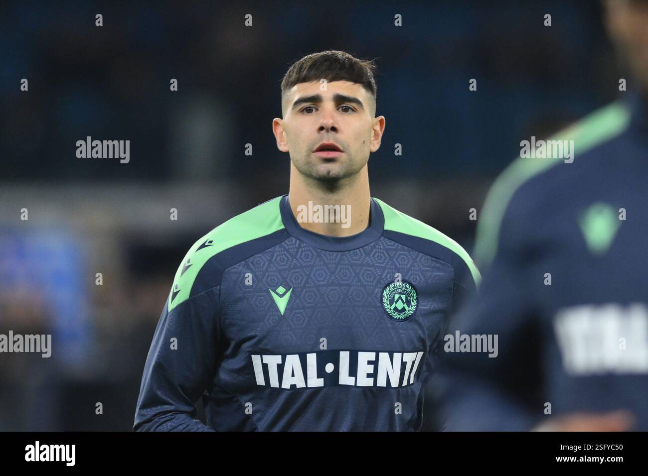 Naples, Italy. 09th Feb, 2025. Lautaro Gianetti of Udinese Calcio look ...