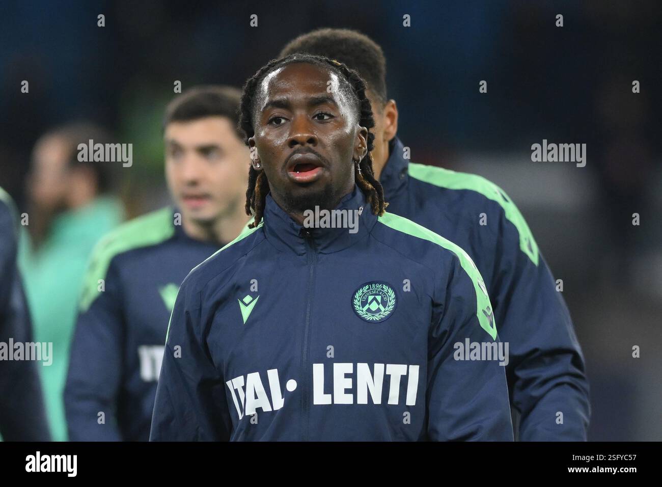 Naples, Italy. 09th Feb, 2025. Jordan Zemura of Udinese Calcio look at ...
