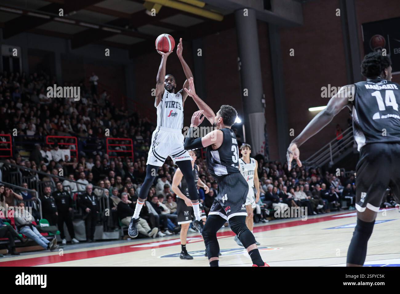 #1 Holiday Justin (Virtus Segafredo Bologna) during Bertram Derthona ...