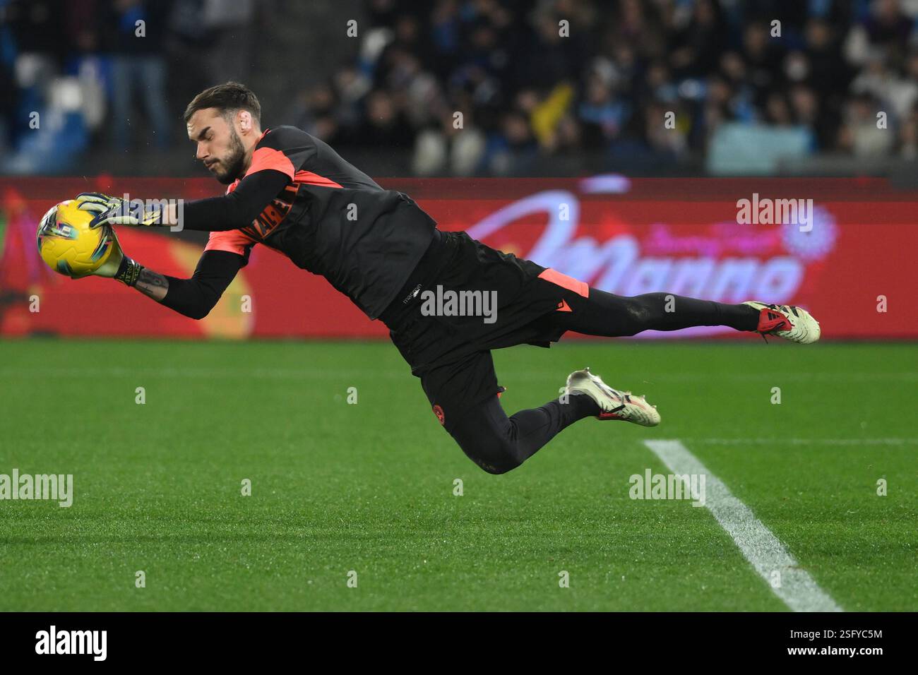 Naples, Italy. 09th Feb, 2025. Razvan Sava of Udinese Calcio in action ...