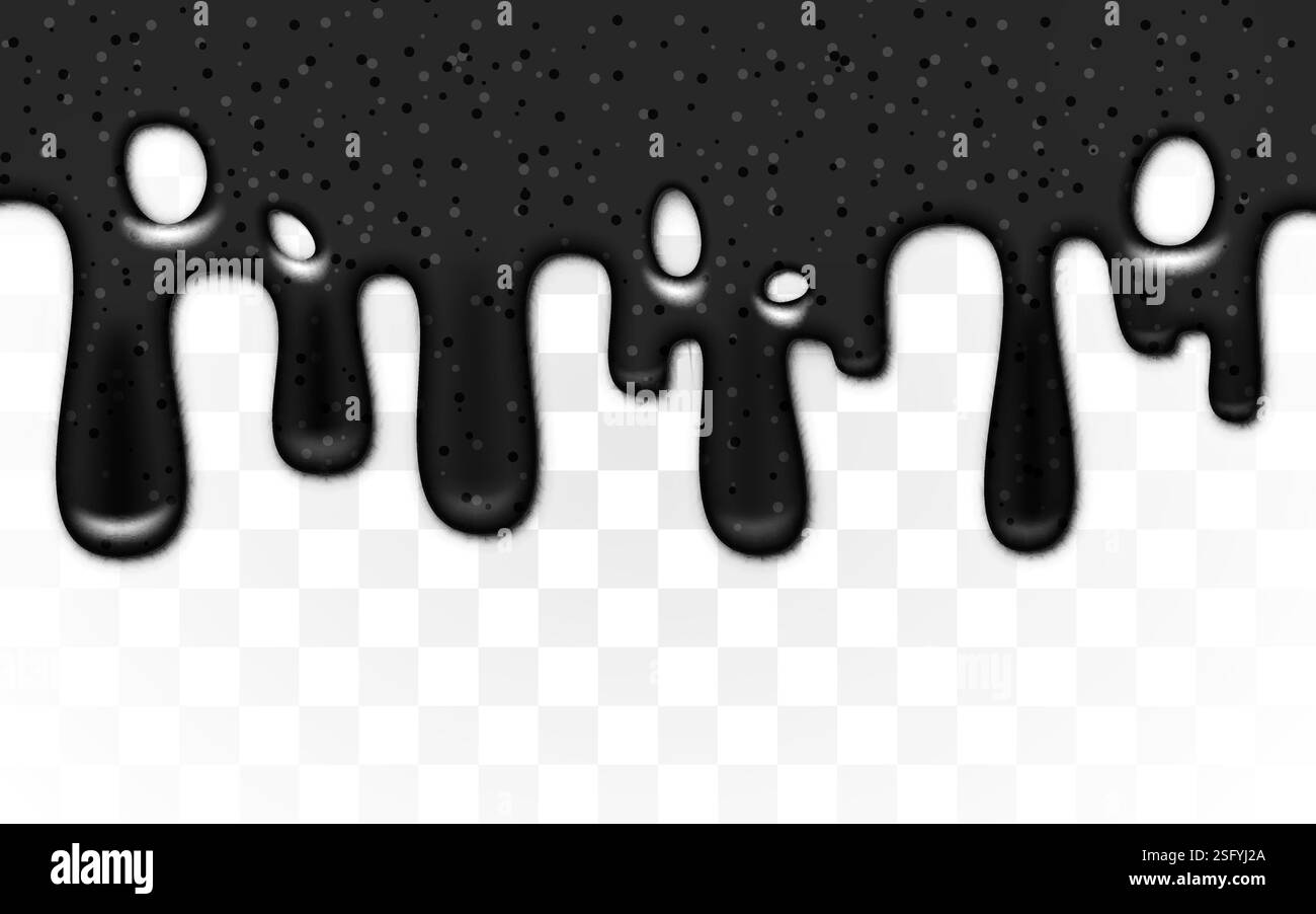 Paint dripping. Dripping liquid. Paint flows. Flowing liquid. Oil drop ...