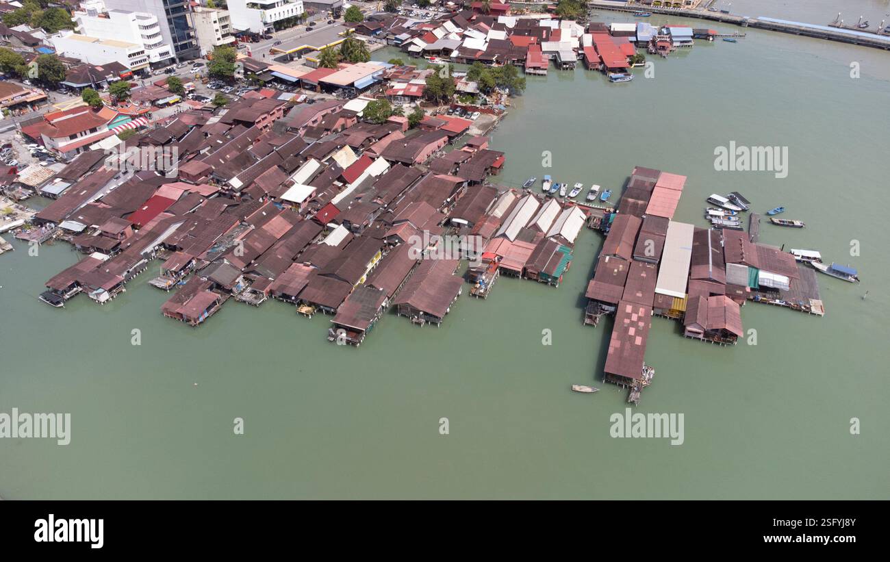 Jetty from above malaysia hi-res stock photography and images - Alamy