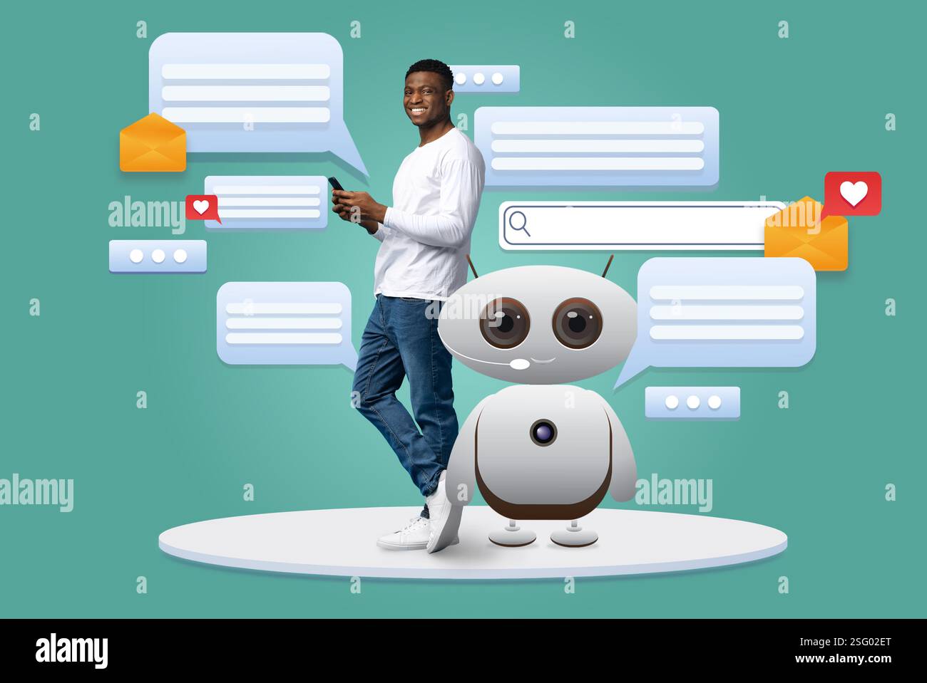 Ai digital tools enhancing hi-res stock photography and images - Alamy