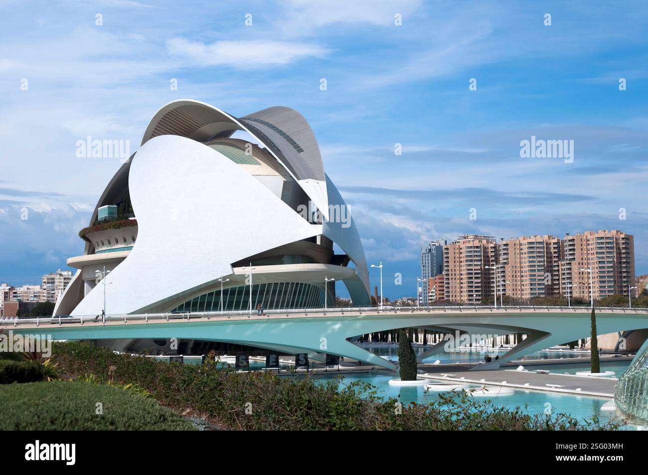 City of Arts and Sciences designed by Santiago Calatrava, Valencia ...