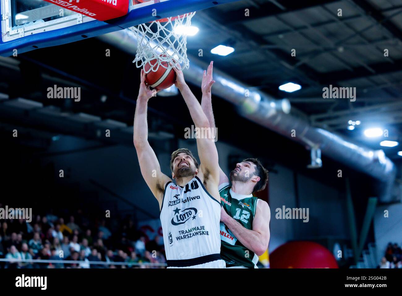 Warsaw, Poland. 9th Feb 2025. Polish Basketball League match between ...