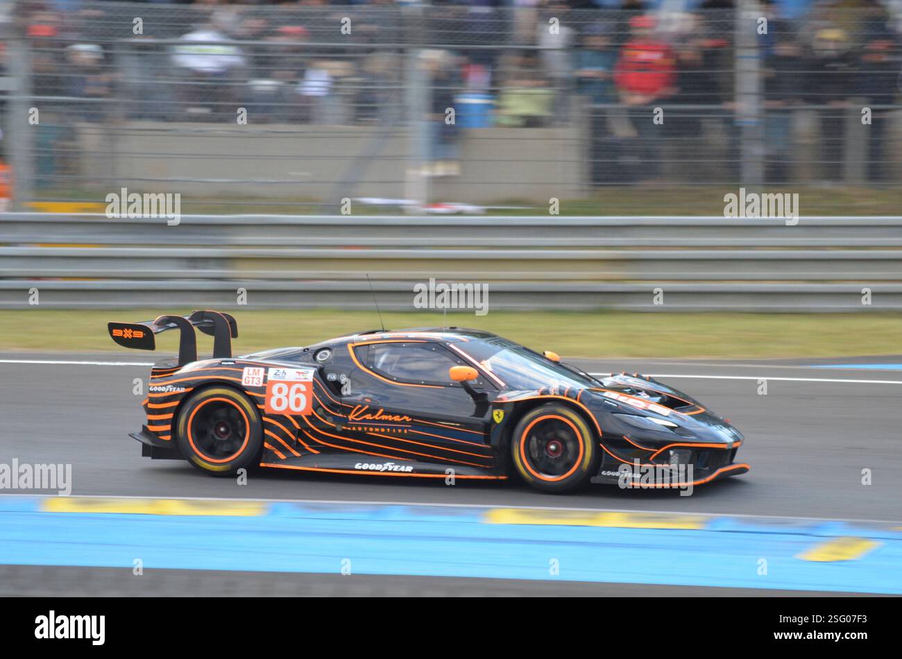 GR Racing entered Ferrari 296 GT3 of Riccardo Pera, Daniel Serra ...